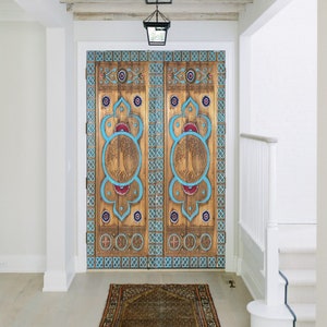 Hand-carved Tree of Life Front Door | Barn Doors | Antique Doors ...