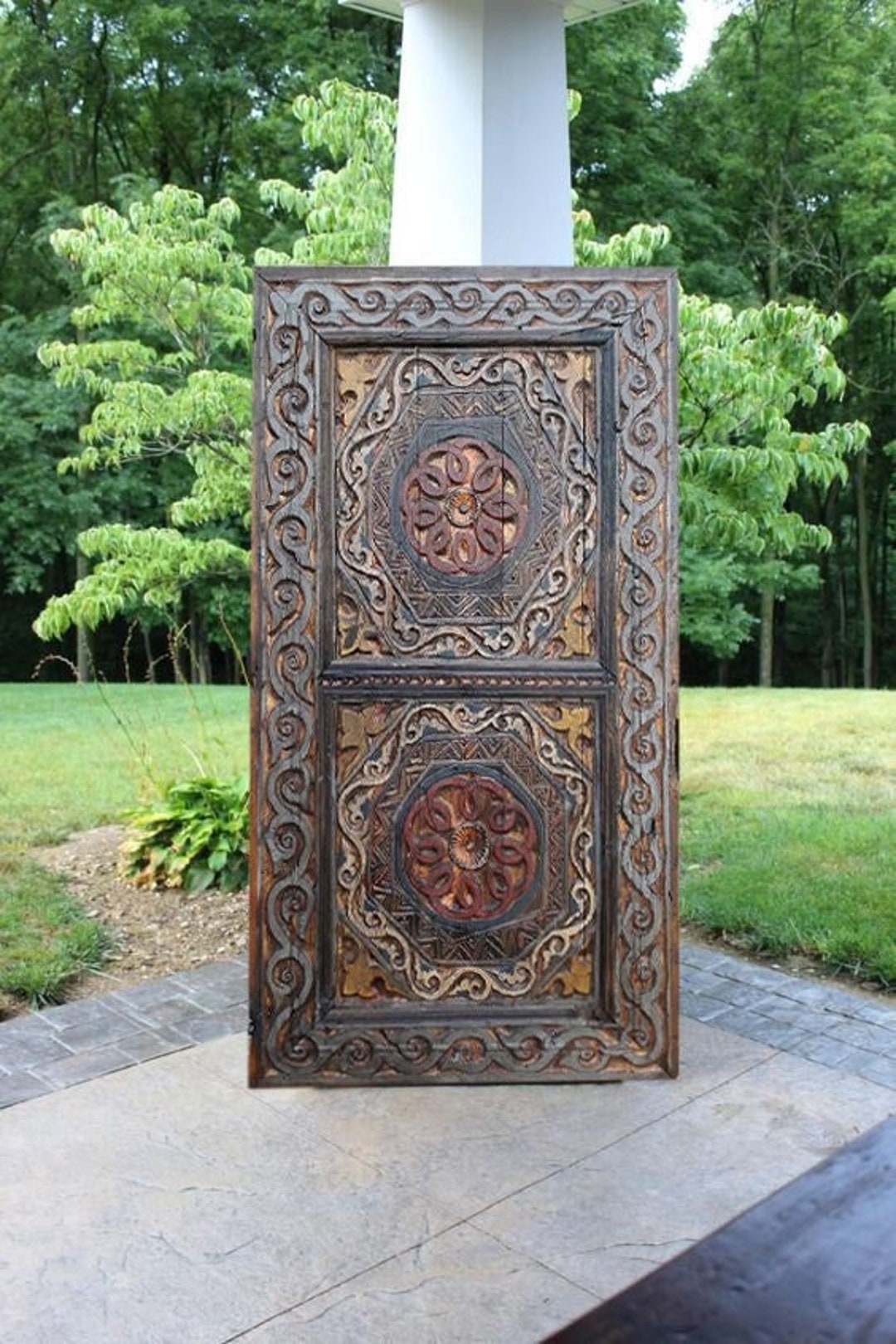 Bespoke Hand Carved Solid Wood Door, Custom Entry or Interior Barn ...
