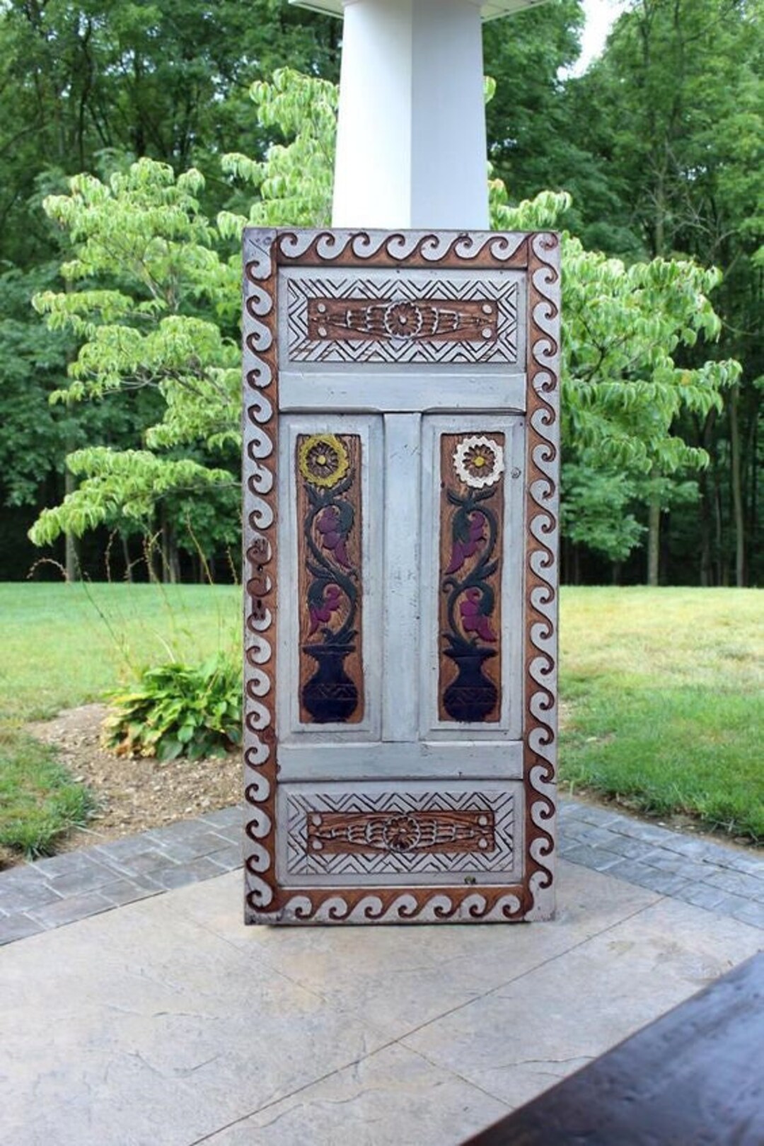 floral-carved-panel-barn-door-pantry-door-entrance-front-door