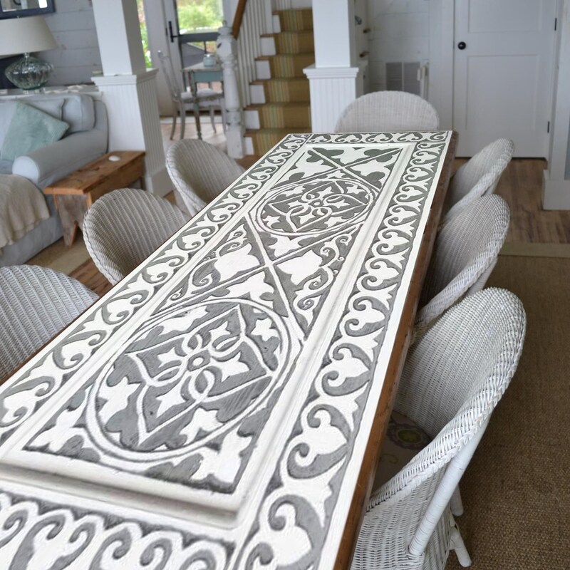 Carved Dining Table - Etsy