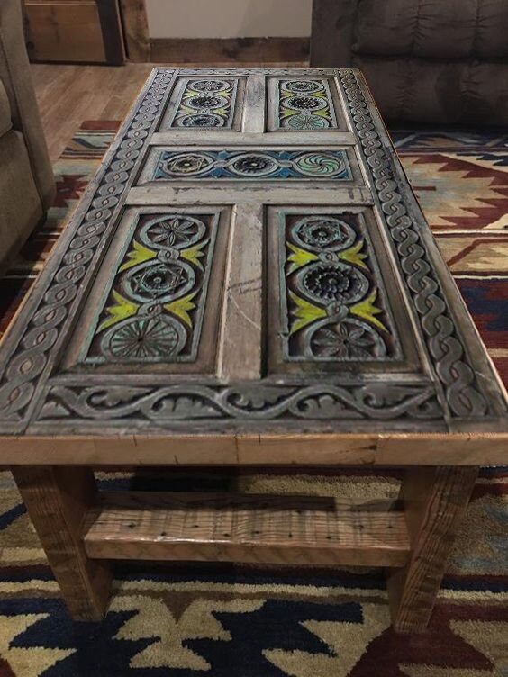 Barn Wood Coffee Table Reclaimed Wood Coffee Table Custom | Etsy