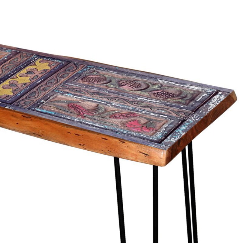 Reclaimed Wood Console Table - Etsy