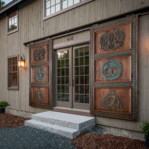 Viking Carved Wood Door – Custom Interior or Exterior Panel | Also for ...