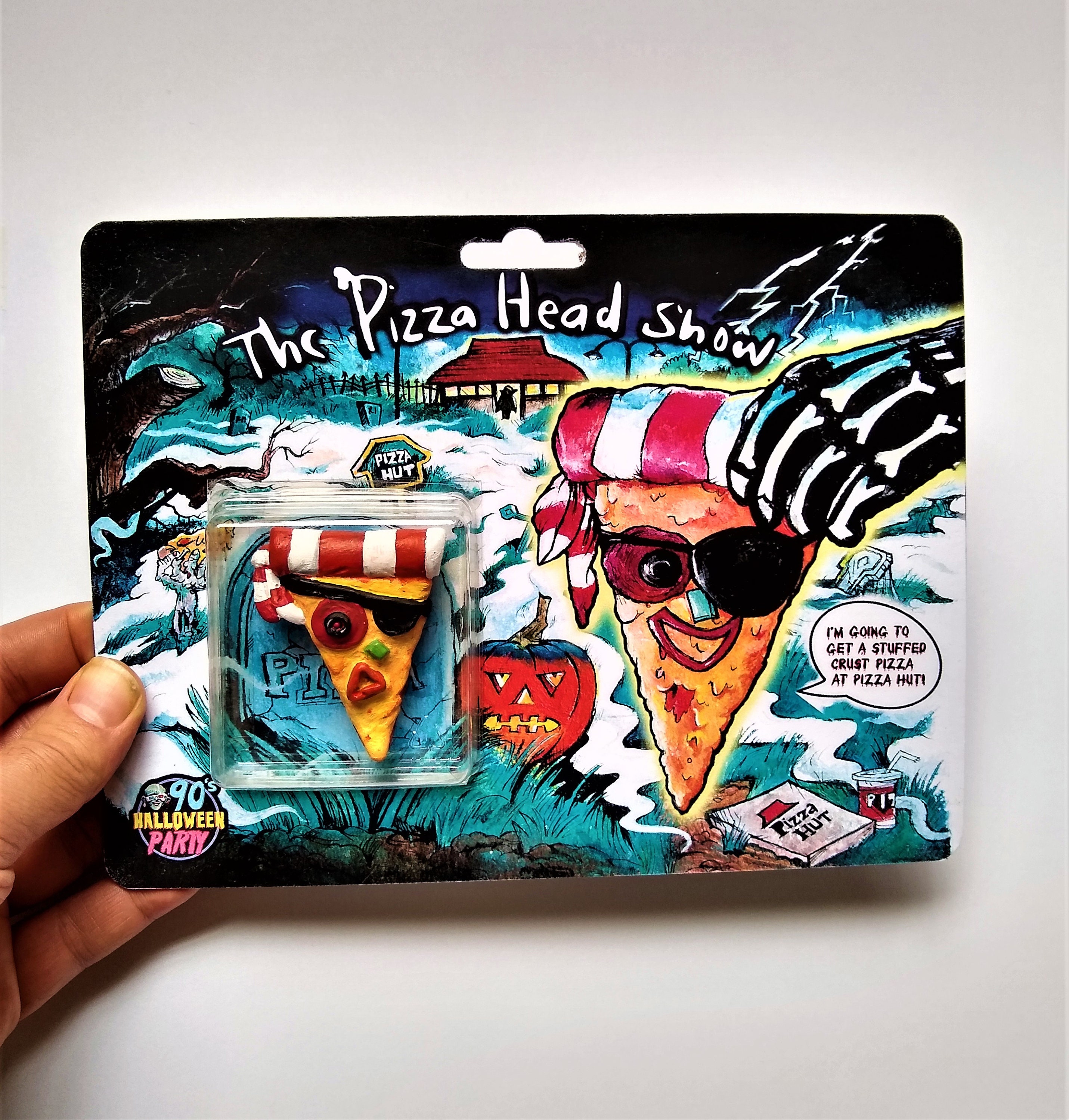 The Pizza Head Show Pizza Hut Handmade Resin Collectible | Etsy