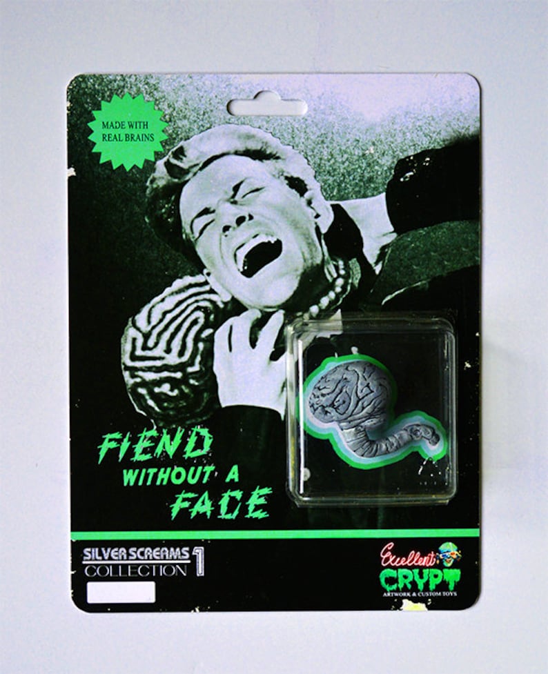 Fiend Without A Face Brain Action Figure - Etsy