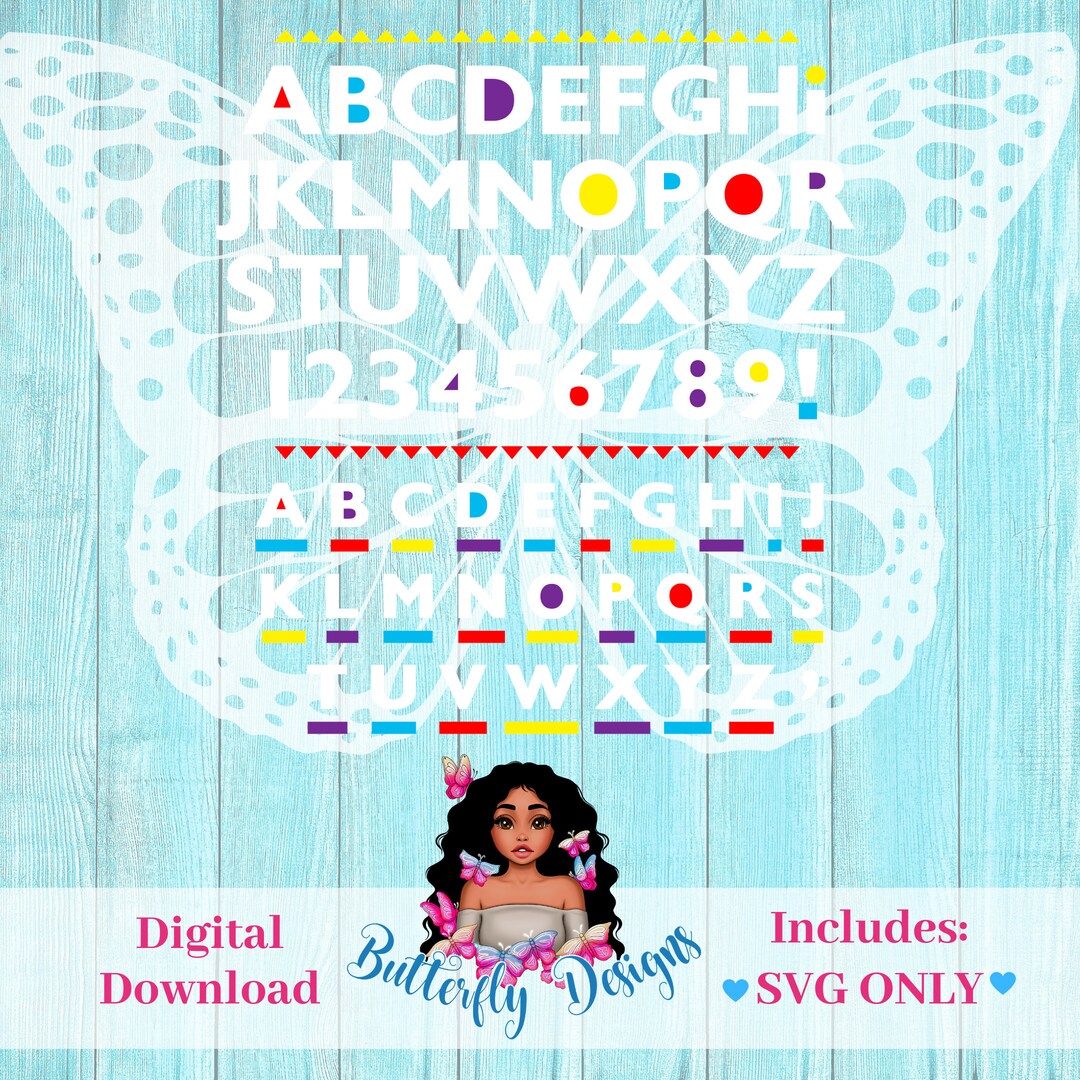 Martin Inspired SVG Letters - Etsy