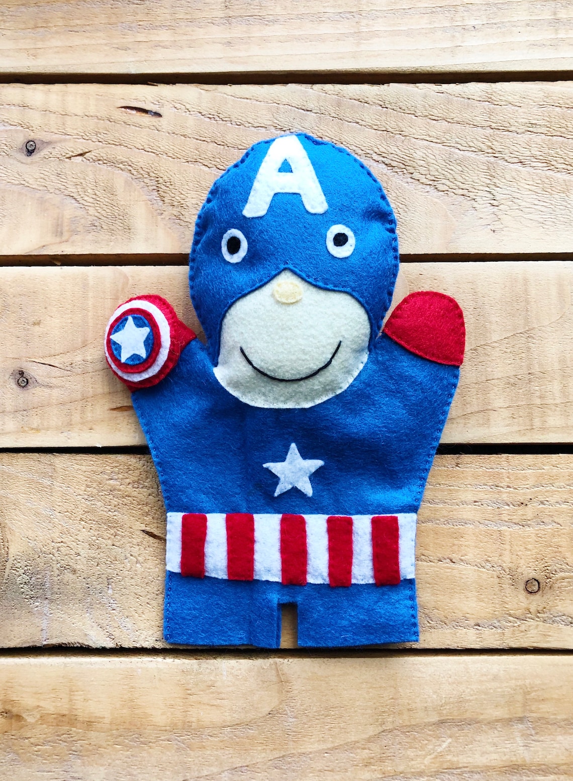 Super Hero Hand Puppets Handmade Felt Puppet Handmade Toys. | Etsy