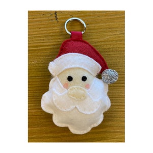 Christmas Character Felt Keyrings. Handmade Keyring. - Etsy