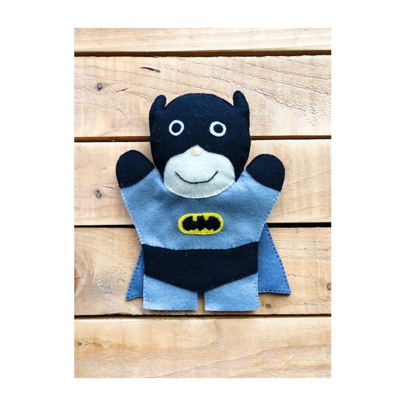 Super Hero Hand Puppets Handmade Felt Puppet Handmade Toys. - Etsy