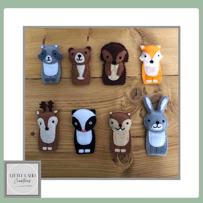 Animal Finger Puppet - Etsy