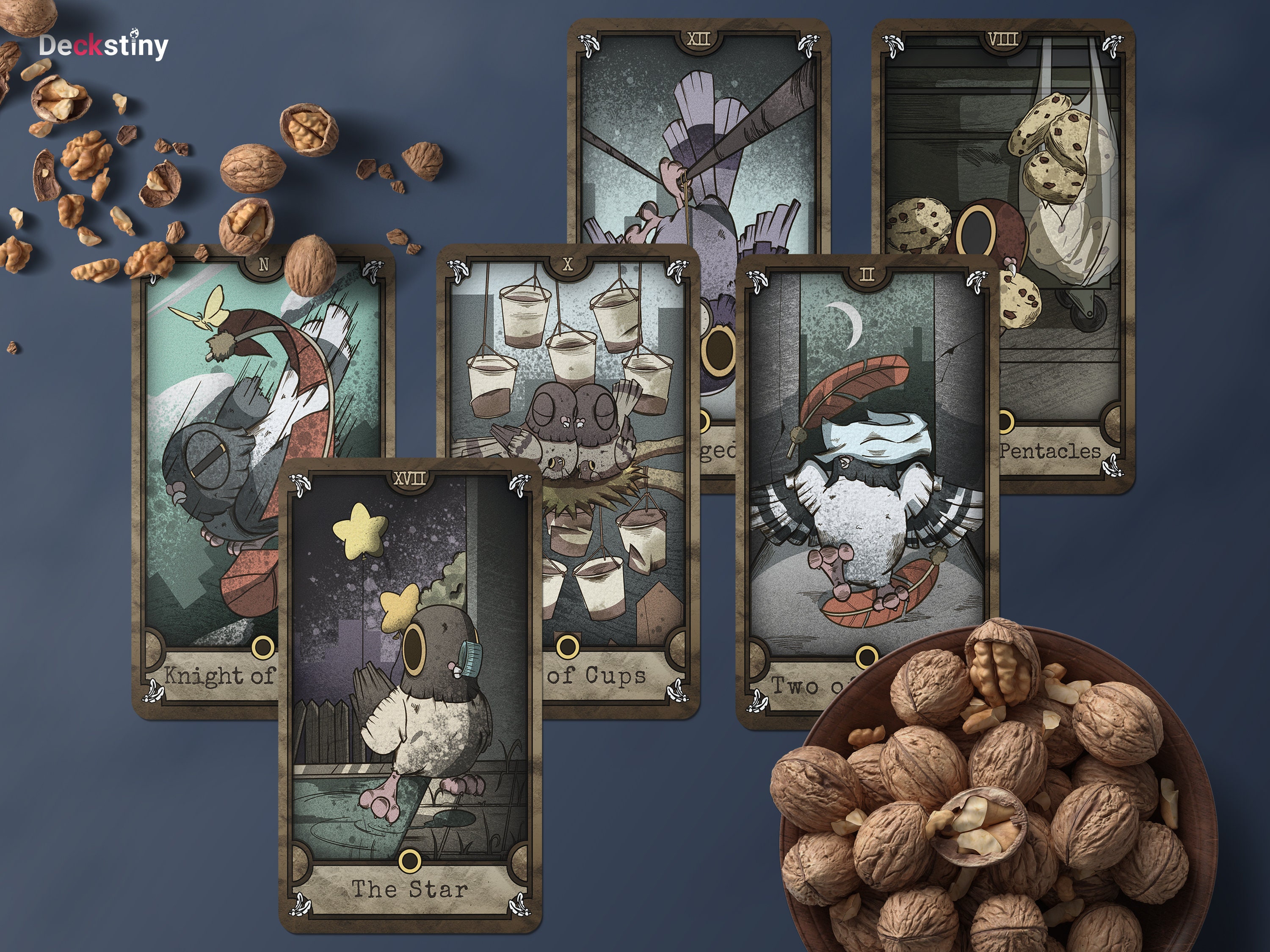 Little Pigeon Tarot : Indigo Edition - Etsy