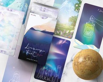 Linescape Tarot Narrow Line and Wide Landscape : by Deckstiny | Etsy