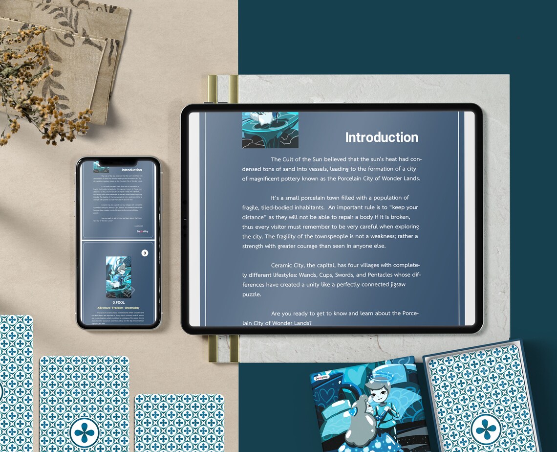 Digital Guidebook (e-book) : Porcelain Tarot - Etsy