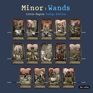 Little Pigeon Tarot : Indigo Edition - Etsy