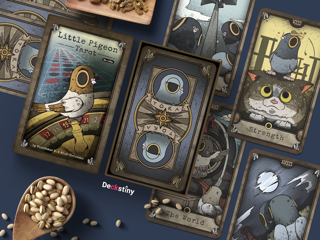 Little Pigeon Tarot : Indigo Edition - Etsy