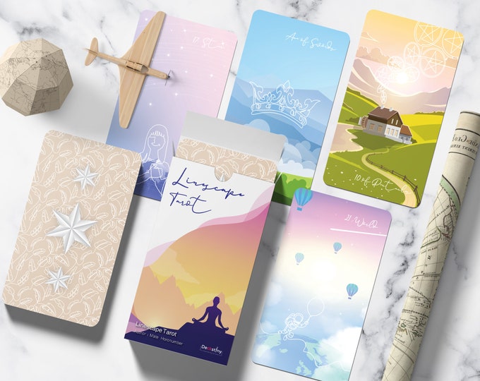 Linescape Tarot, Narrow Line and Wide Landscape : by Deckstiny - Etsy