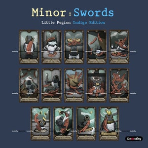 Little Pigeon Tarot : Indigo Edition - Etsy