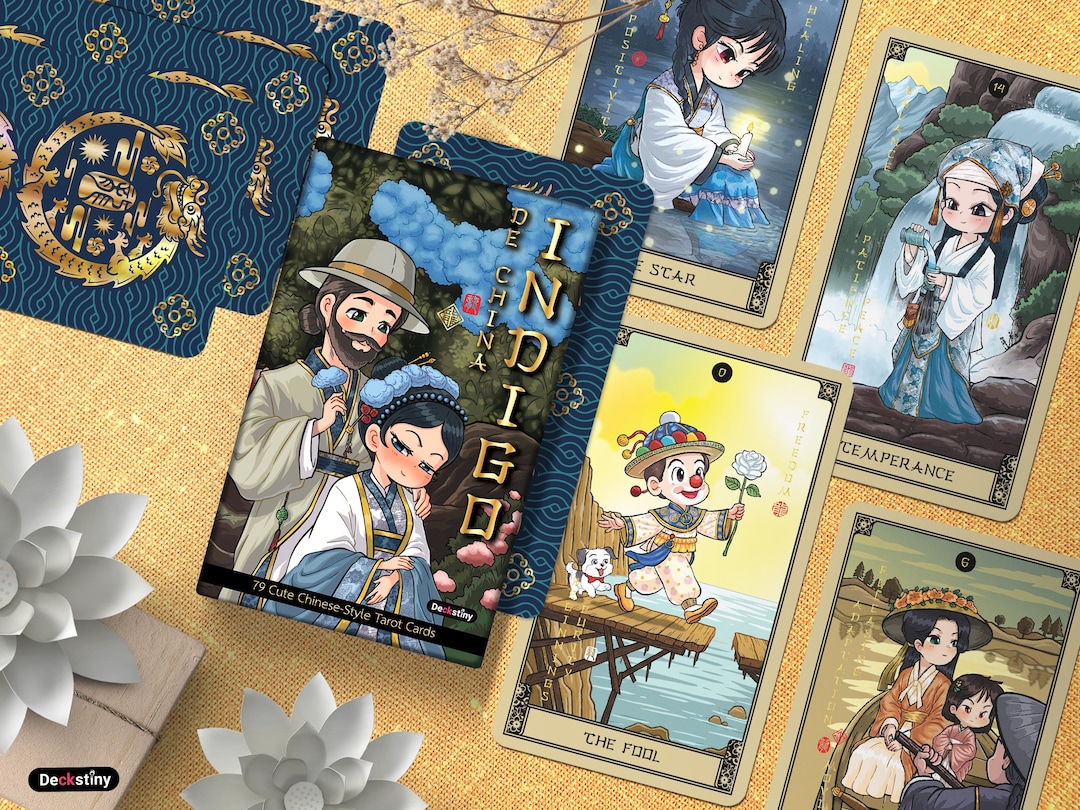 Indigo De China Tarot - Etsy