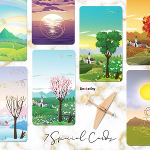 Linescape Tarot Evolution "gold", Narrow Line and Wide Landscape by Deckstiny - Etsy