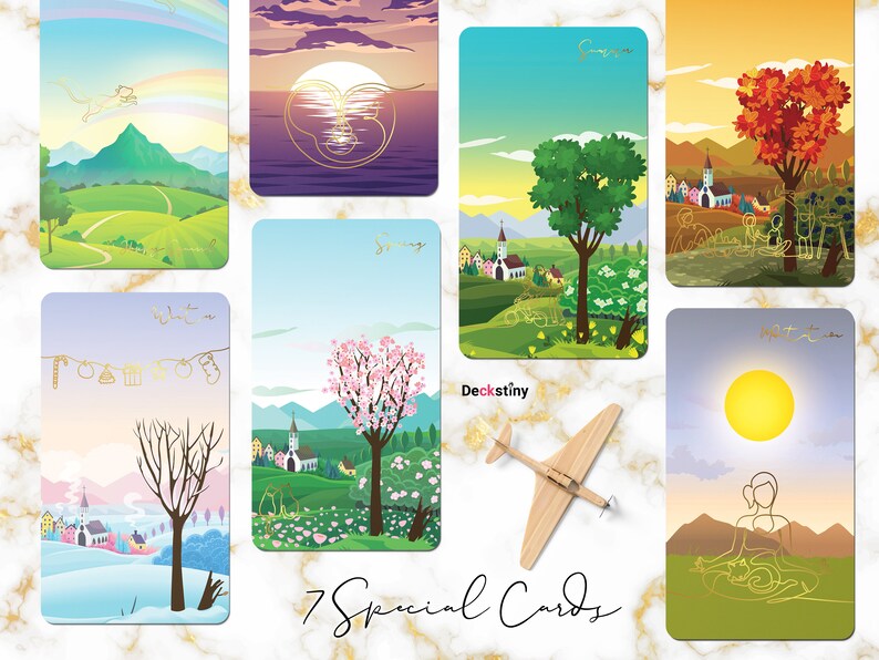 Linescape Tarot Evolution gold Narrow Line and - Etsy