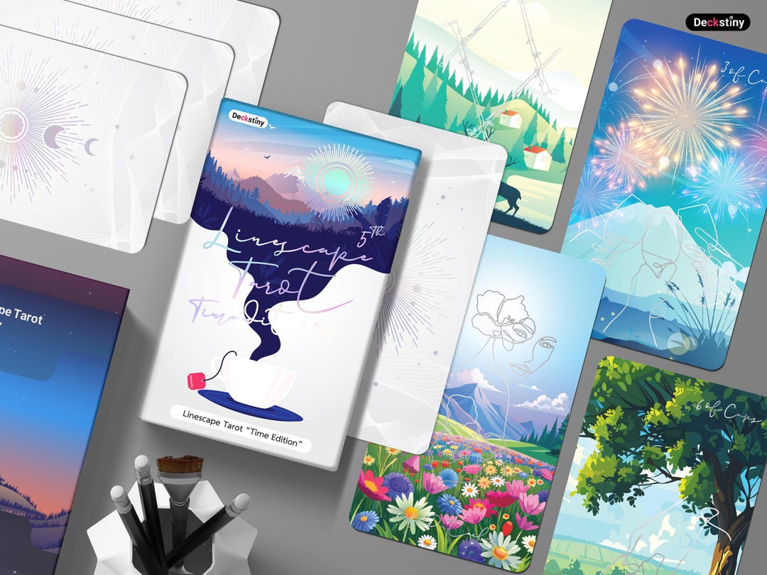 Linescape Tarot "5th Edition" : Time Edition by Deckstiny - Etsy