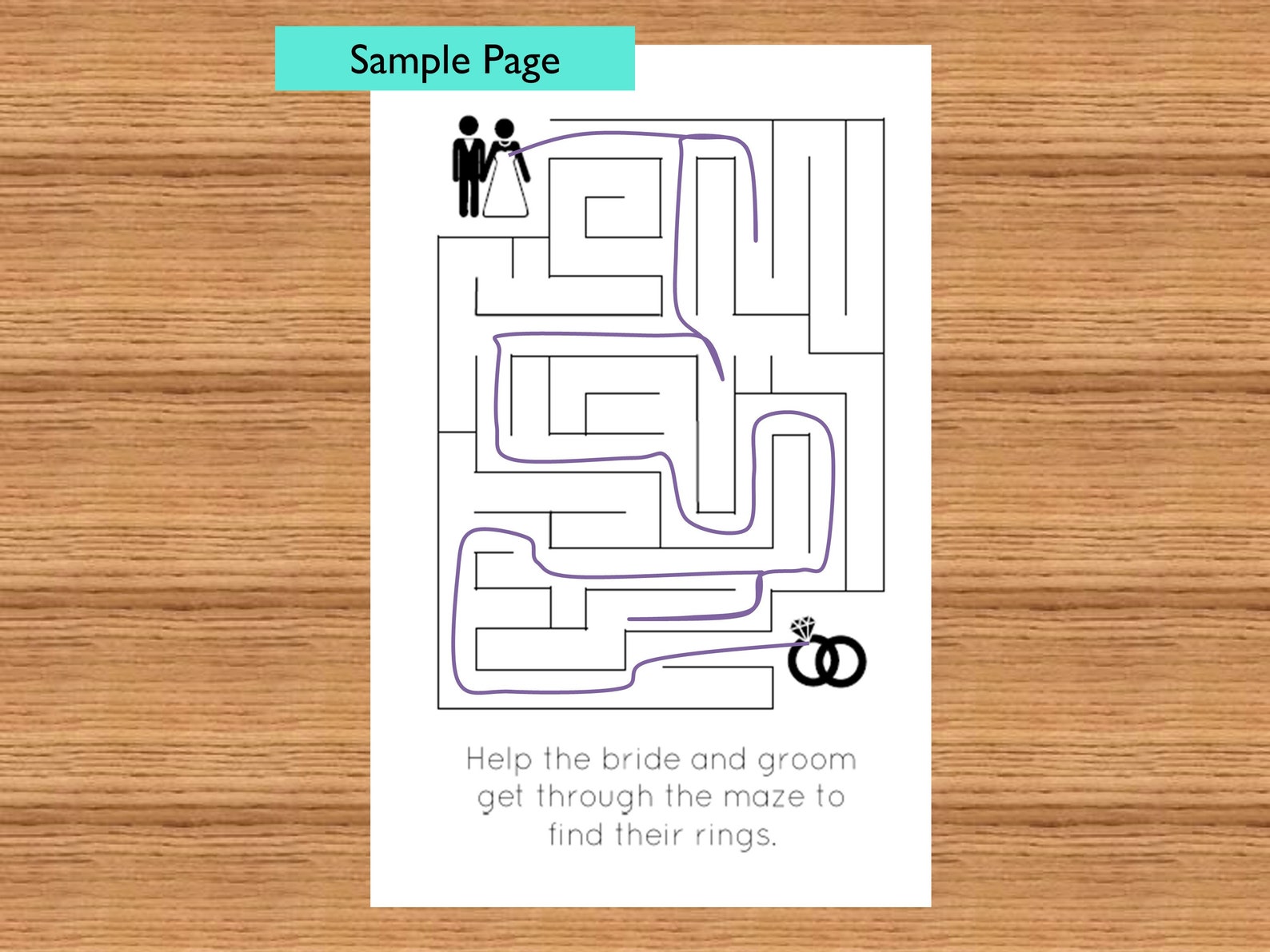 Kids' Wedding Activity Book Printable Download - Etsy