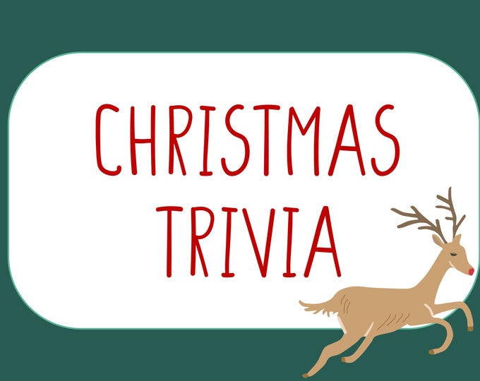 Christmas Trivia Powerpoint Game: 60 Questions, 6 Categories, Family ...
