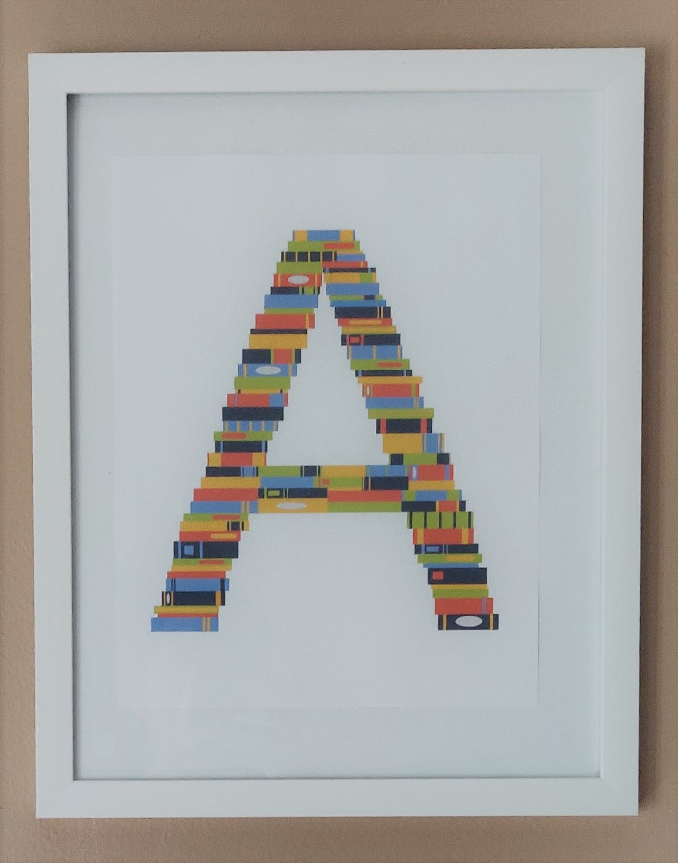 READ Letters Made of Books Printable Download Classroom-bedroom Posters ...