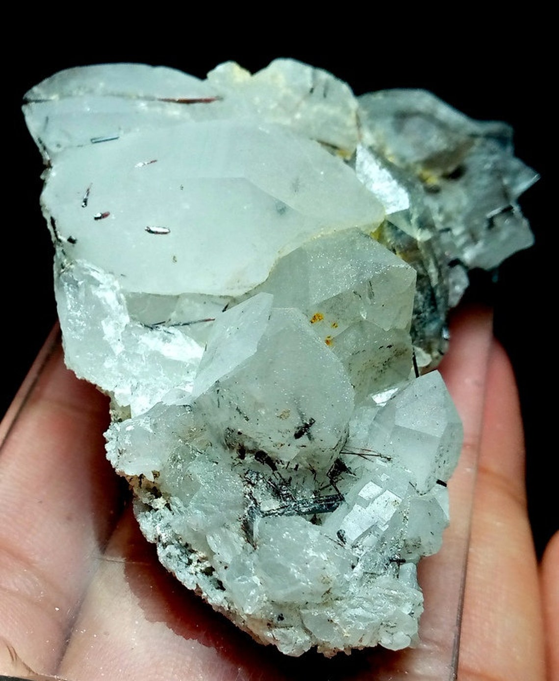 59 Grams Beautiful Rare Red Rutile on Quartz Specimen From - Etsy