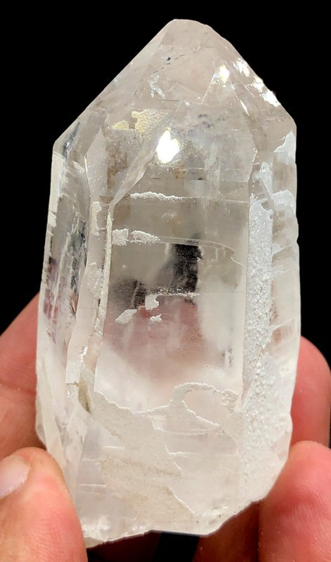 135 Grams Beautiful Clear Cathedral Quartz Crystal Specimen From Skardu ...
