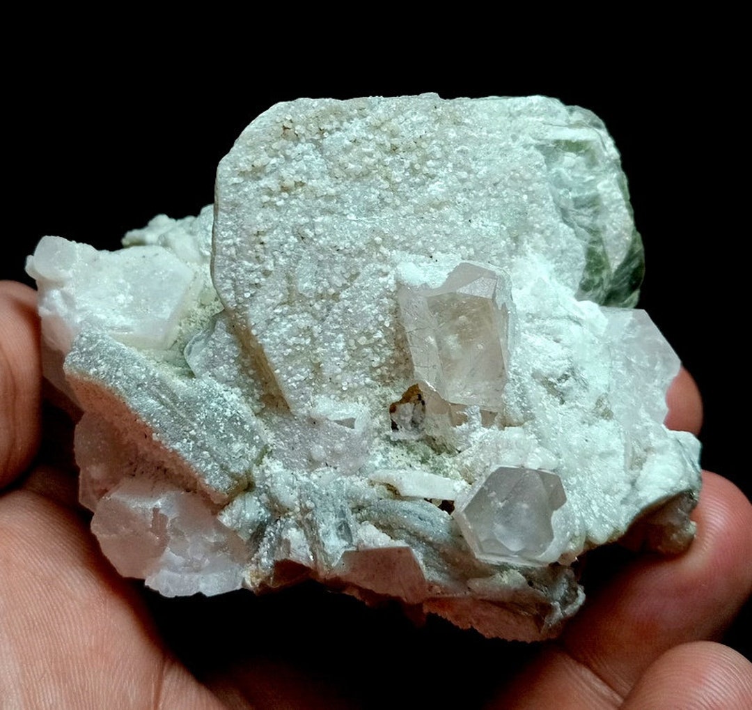 161 Grams Lovely Pink Morganite With Topaz & Muscovite Specimen From ...