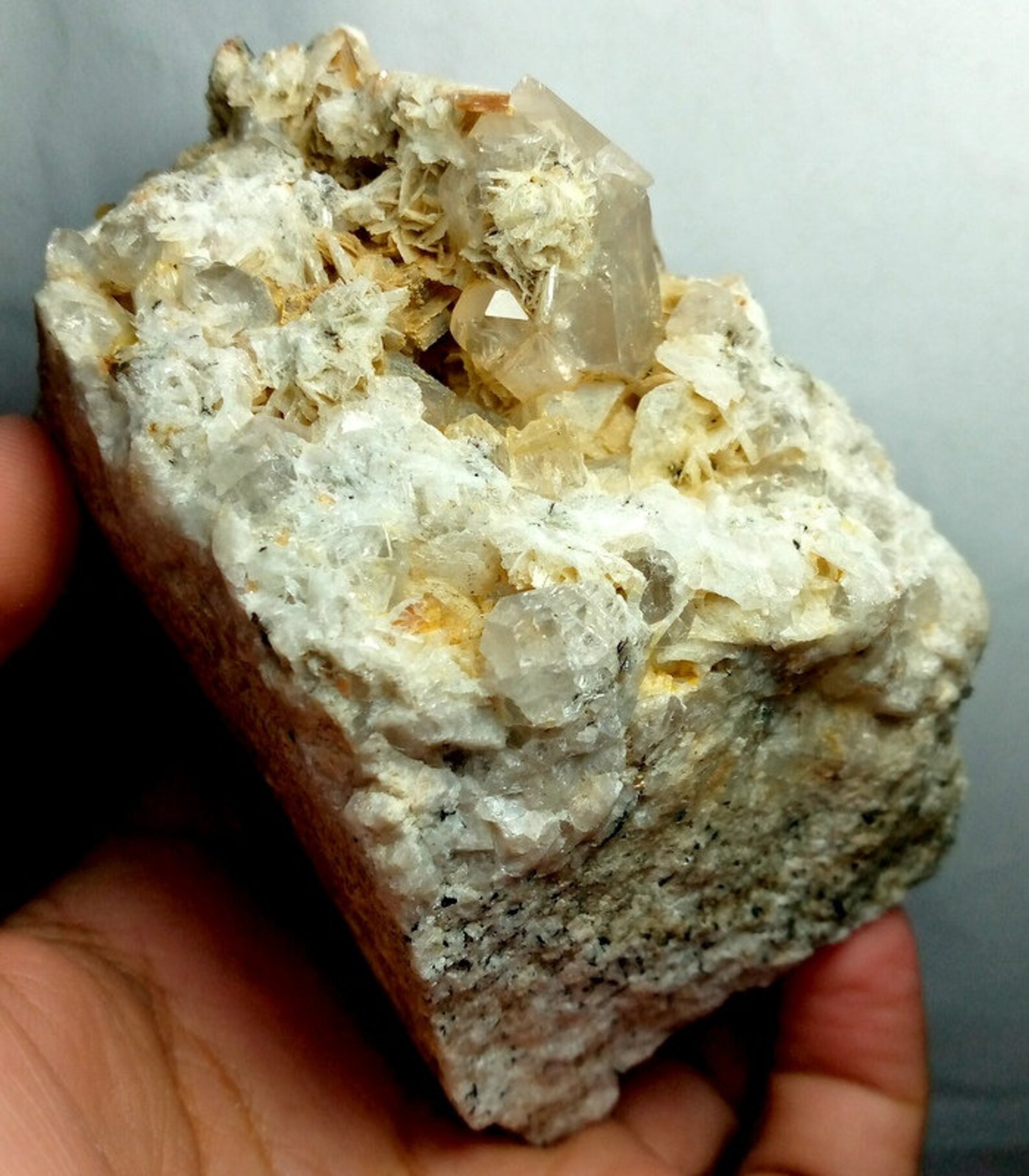 515 gramos precioso topacio natural con espécimen de cuarzo | Etsy