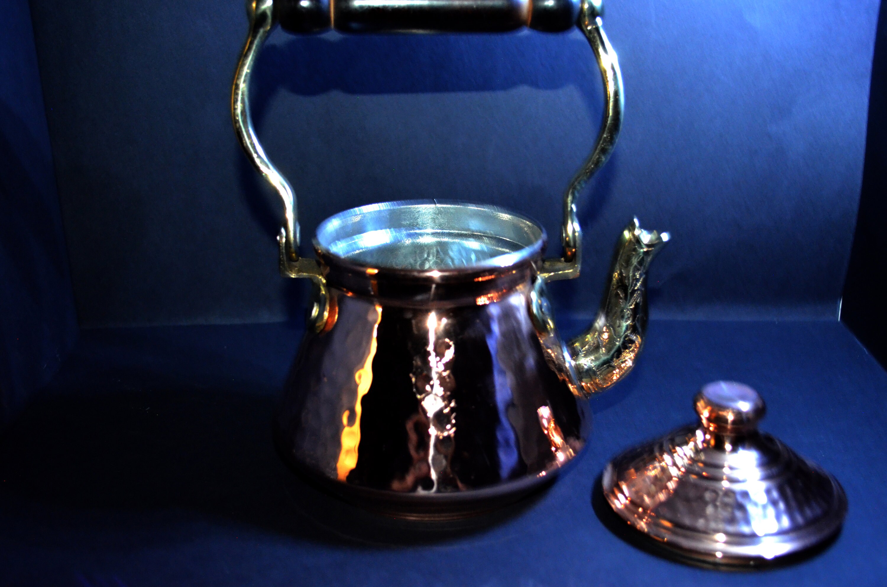 Copper Camping Teapot Handmade Antique Copper Usable Tea | Etsy