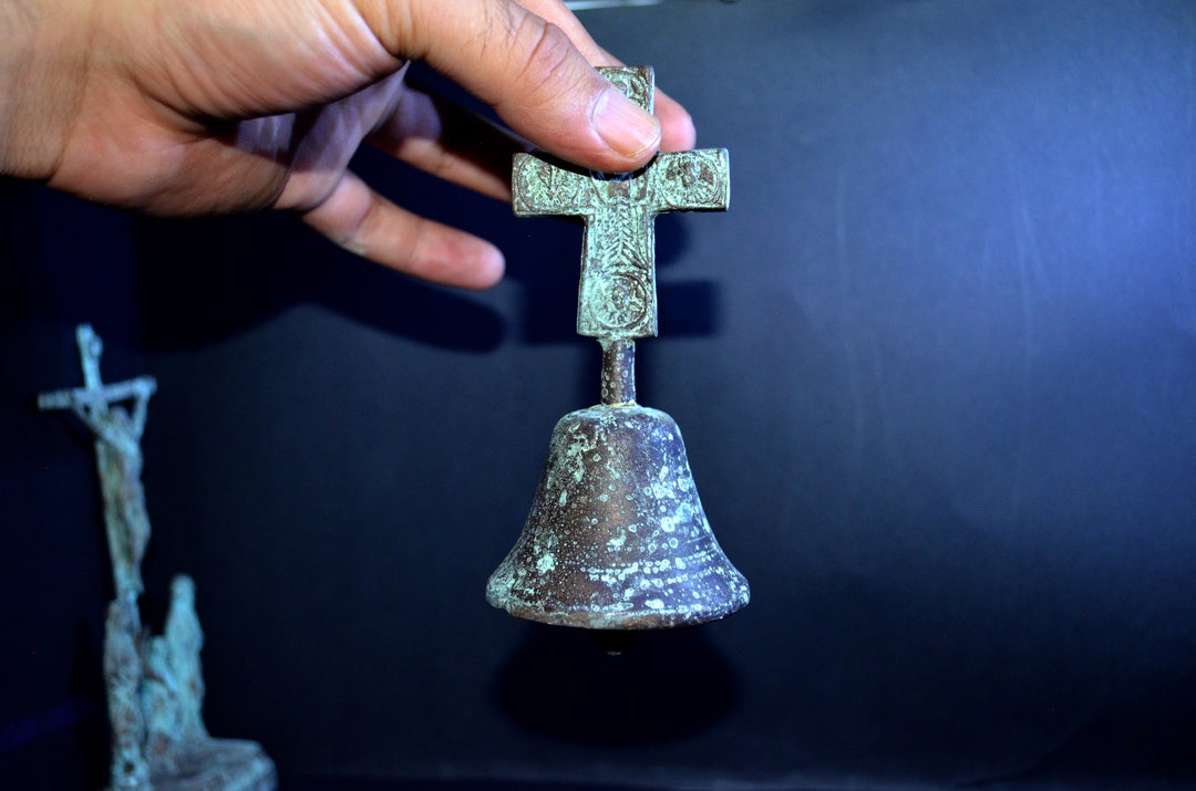 Jesus Cross Symbol Ringing Small Worship Bell Christian - Etsy