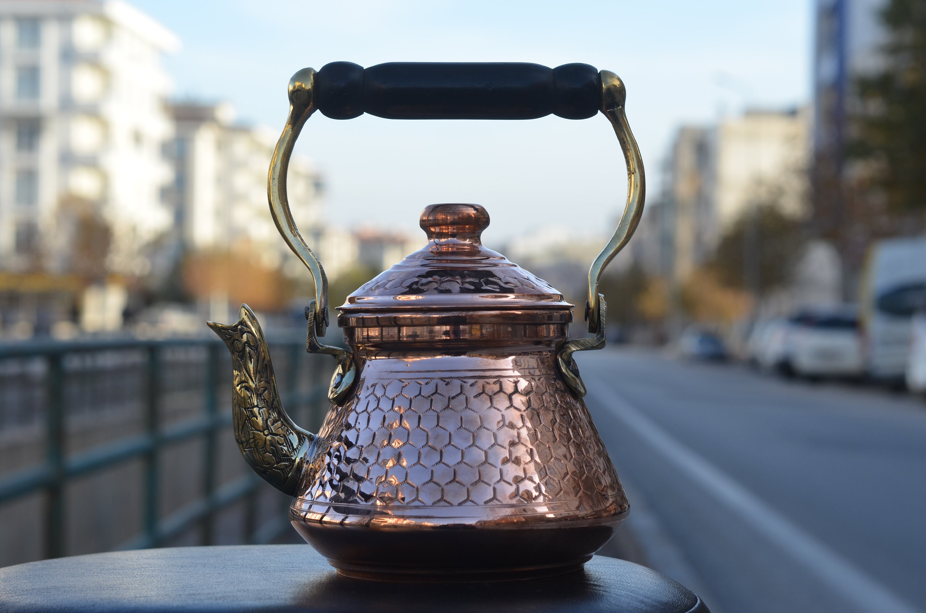 Copper Camping Teapot Handmade Antique Copper Usable Tea | Etsy