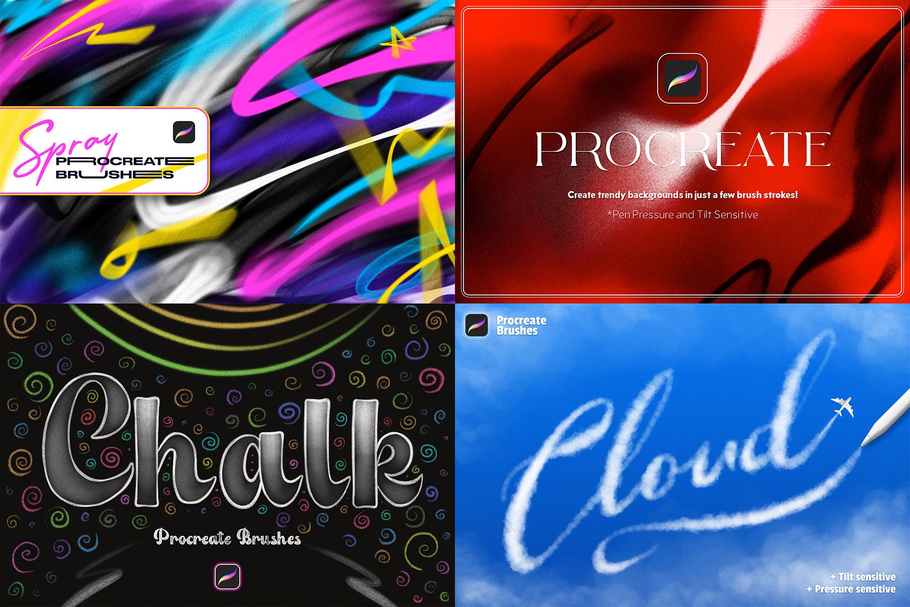 Procreate Brushes Bundle - Etsy