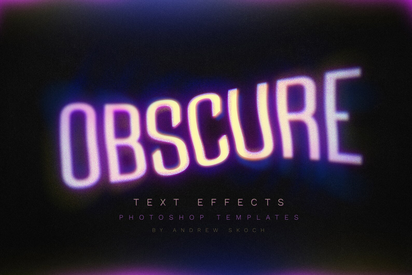Gradient Blurred Text Effect - Etsy