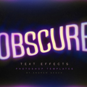 Gradient Blurred Text Effect - Etsy