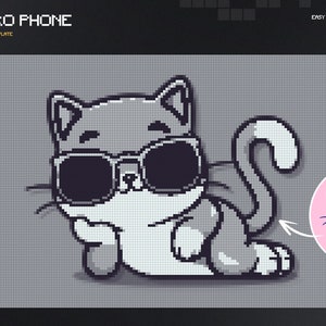Retro Phone Photo Template - Etsy