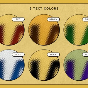 Halftone Text Effect - Etsy