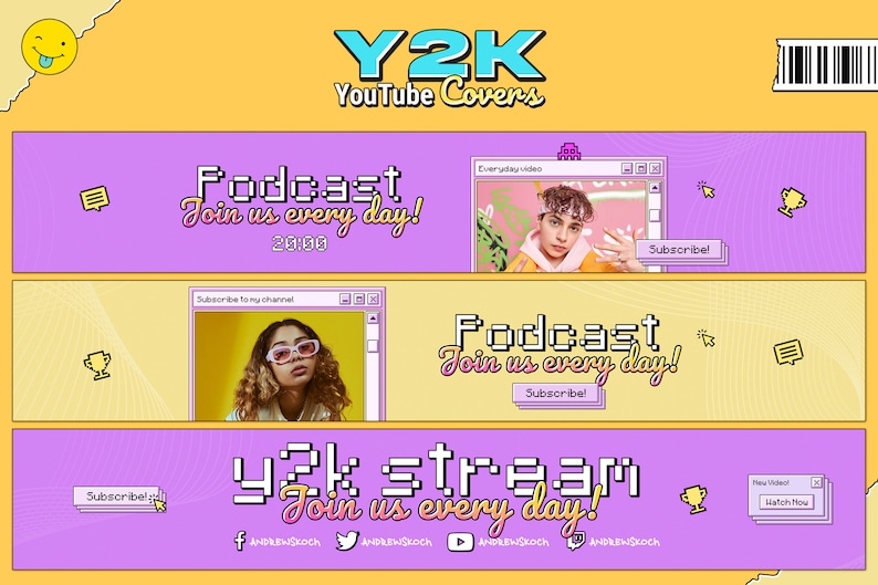 Y2K Youtube Cover Artworks - Etsy