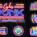 Cyberpunk Neon Logo - Etsy