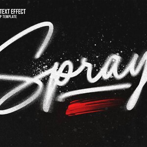 Spray Paint Text Effects - Etsy
