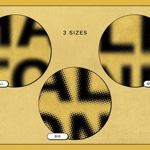 Halftone Text Effect - Etsy