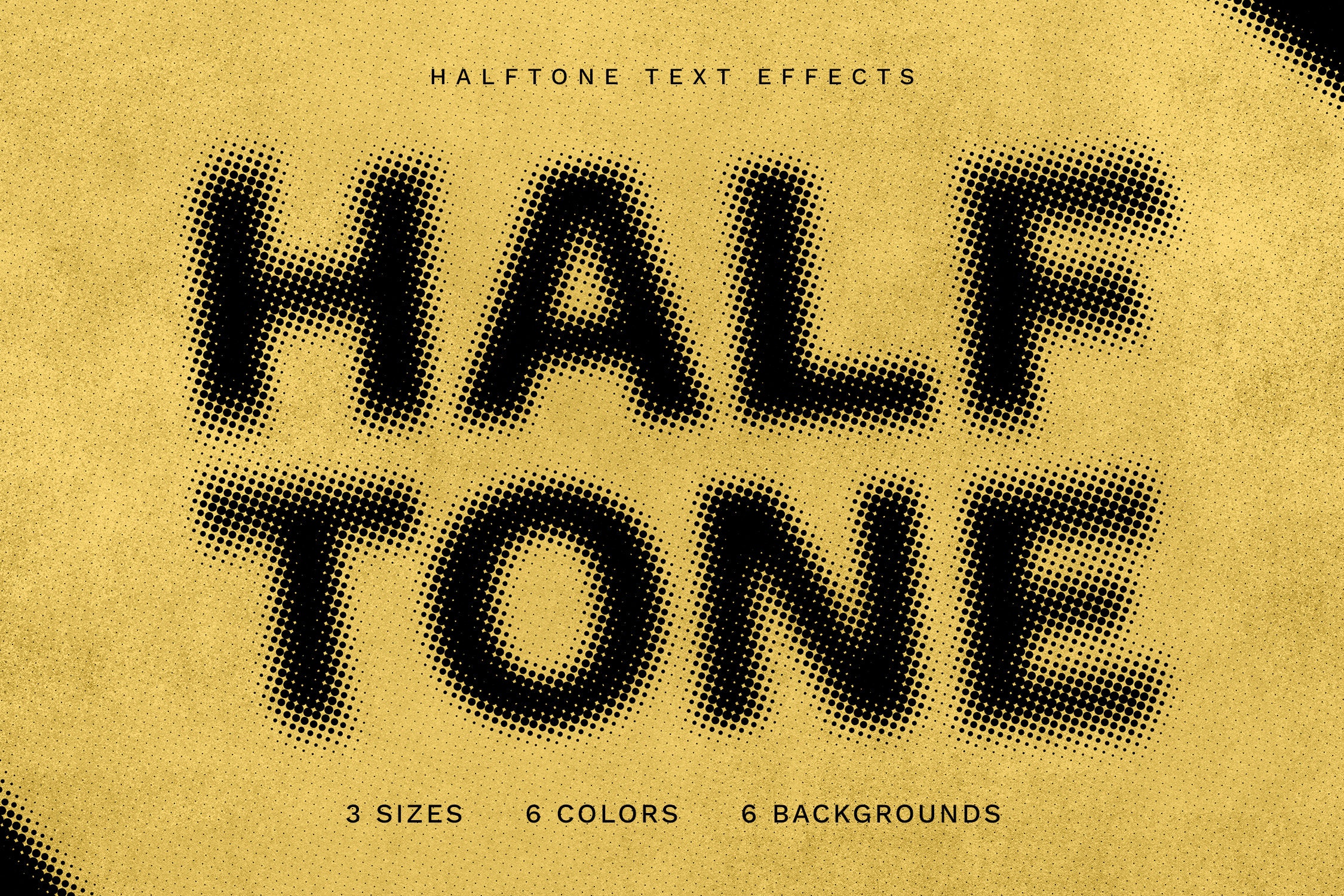 Halftone Text Effect - Etsy