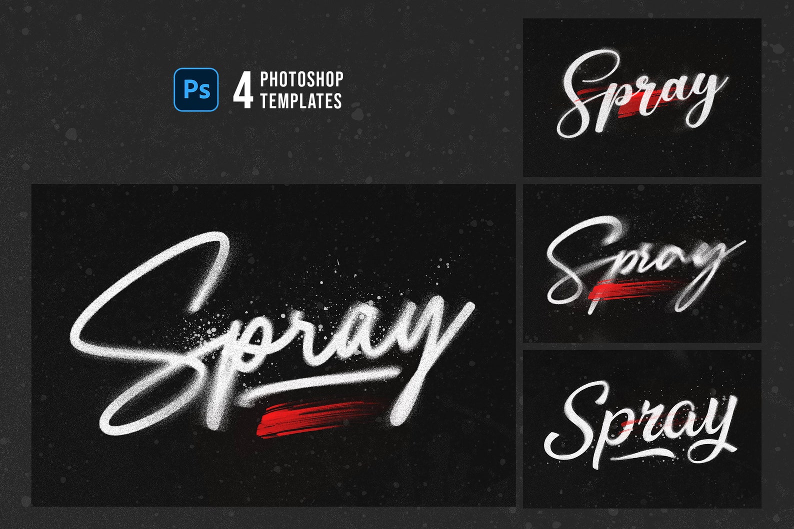 Spray Paint Text Effects - Etsy