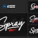 Spray Paint Text Effects - Etsy