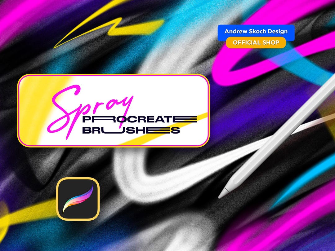 Spray Procreate Brushes - Etsy