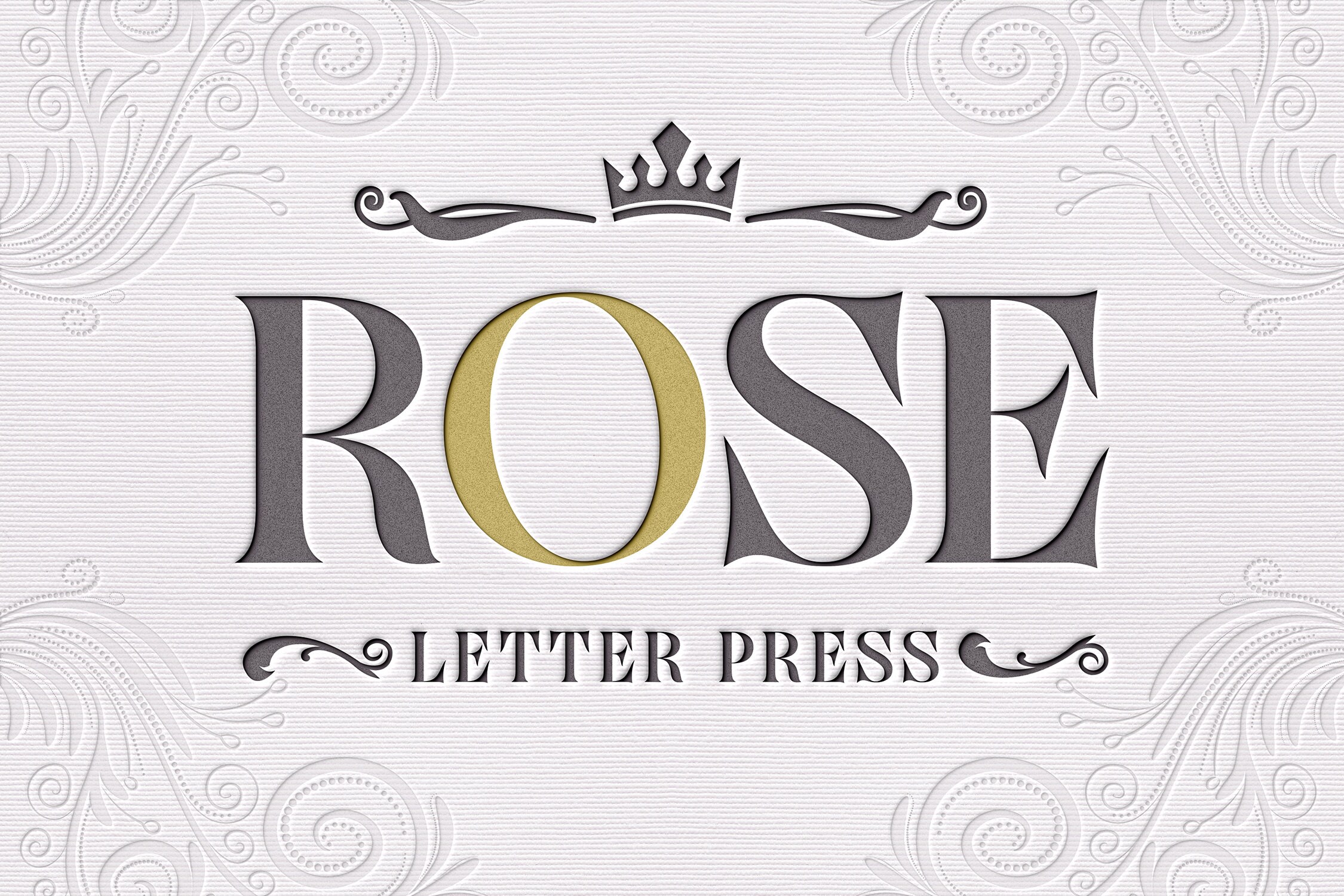 Letter Press Text & Logo Effect - Etsy