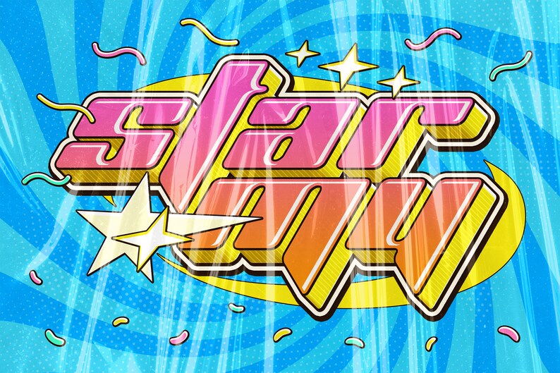 Y2k Text Effects - Etsy